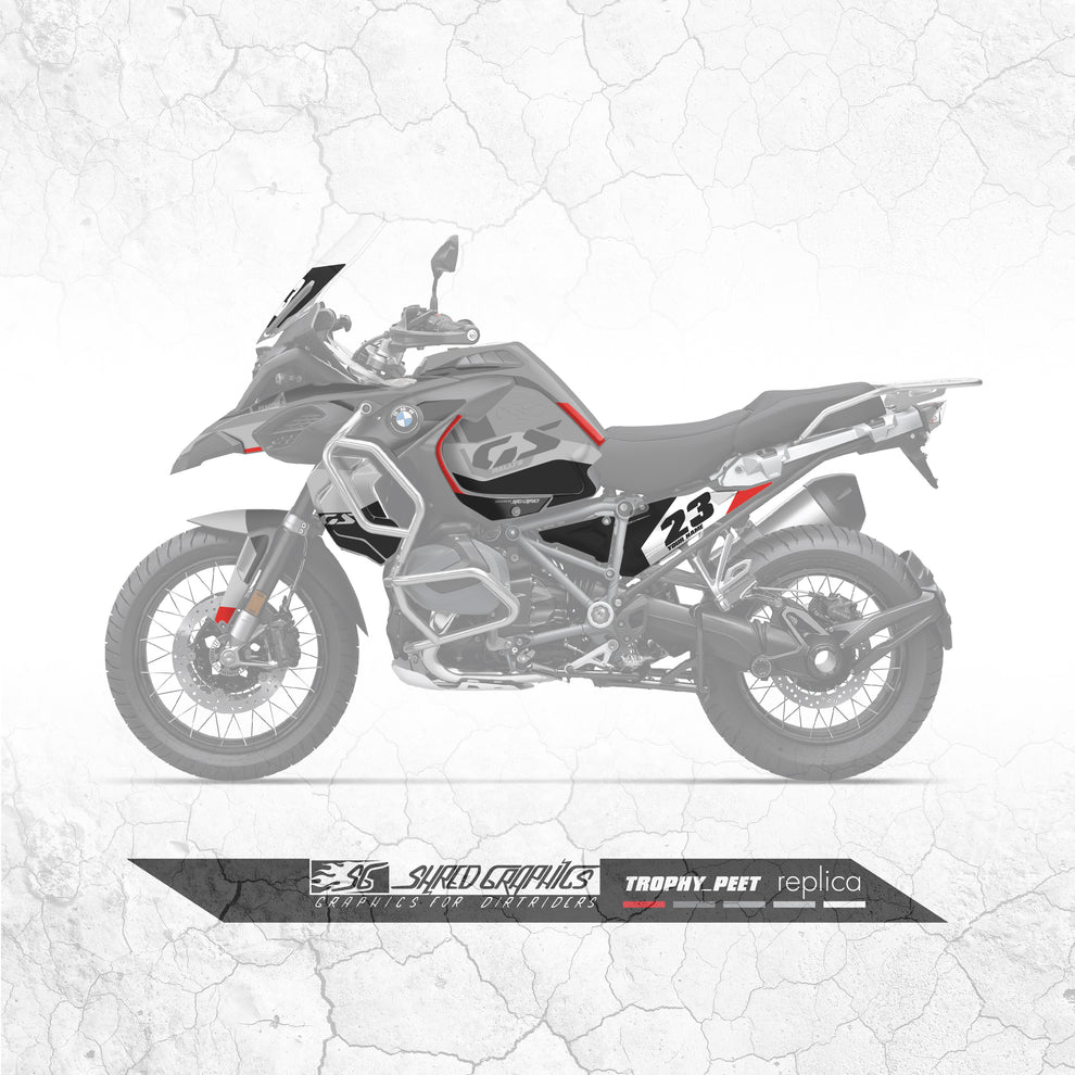 BMW R1250GS Adventure | Trophy Peet Replica '24 – Shred Graphics