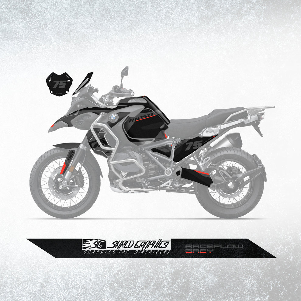 BMW R1250GS Adventure | Raceflow Grey – Shred Graphics