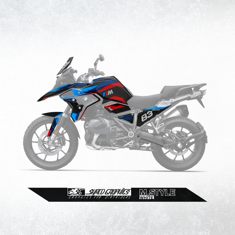 BMW R1250GS | M STYLE BLACK – Shred Graphics