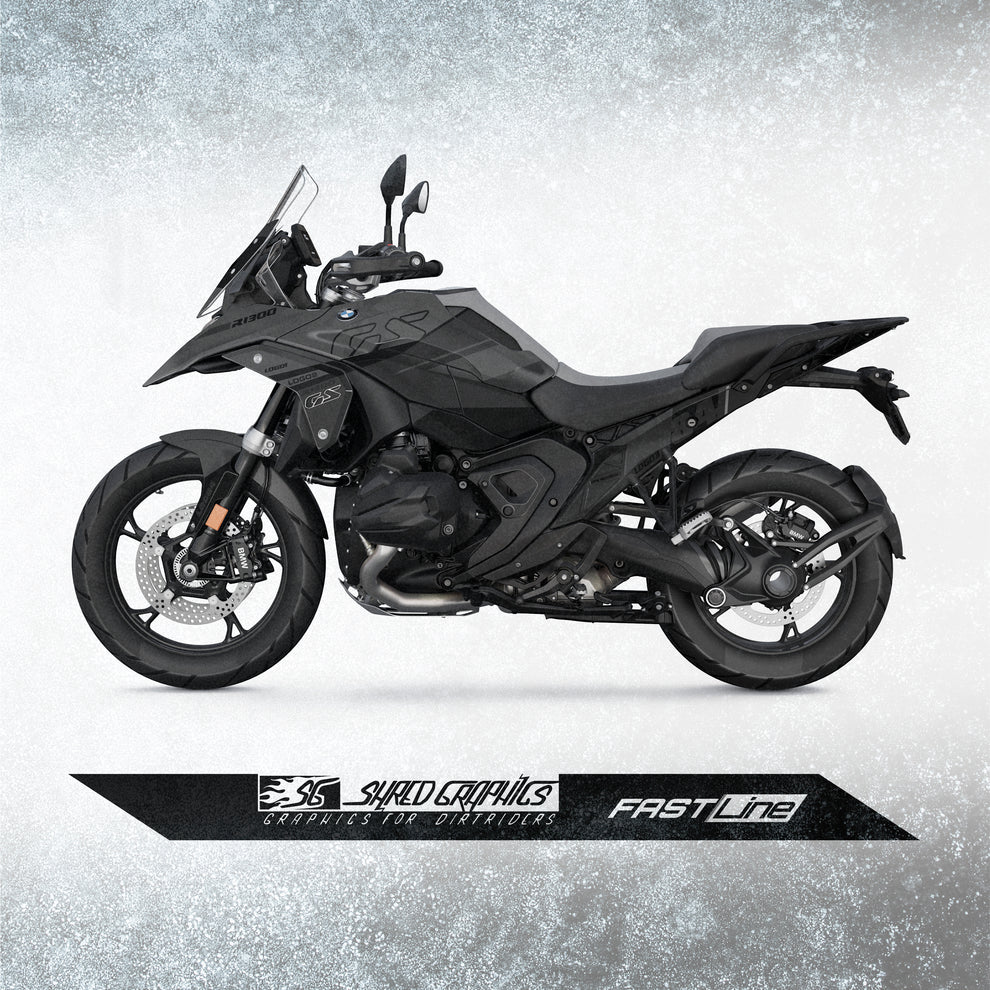 BMW R1300GS | FastLine BlackedOut – Shred Graphics