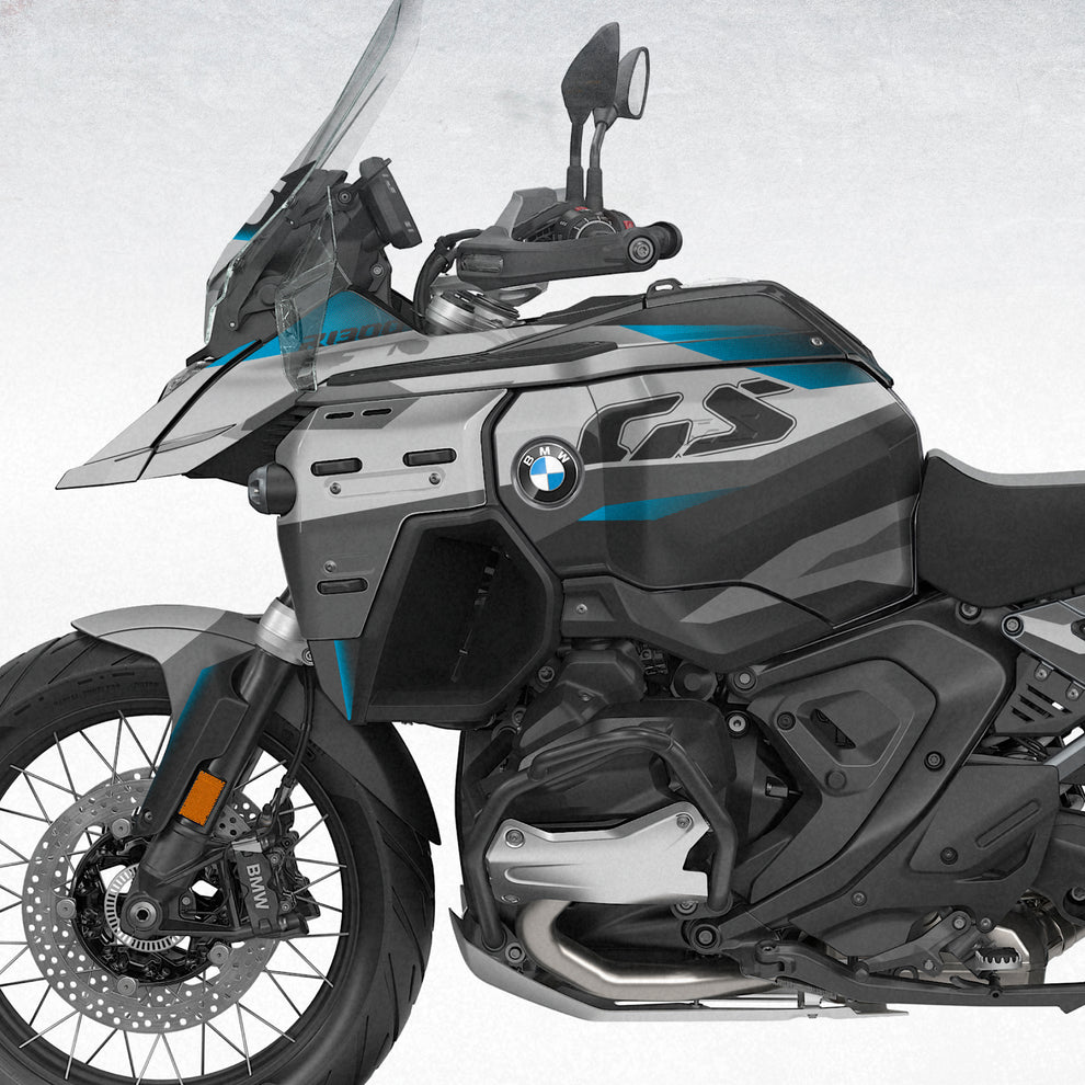 BMW R1300GS Adventure | BOLT Bright Blue – Shred Graphics