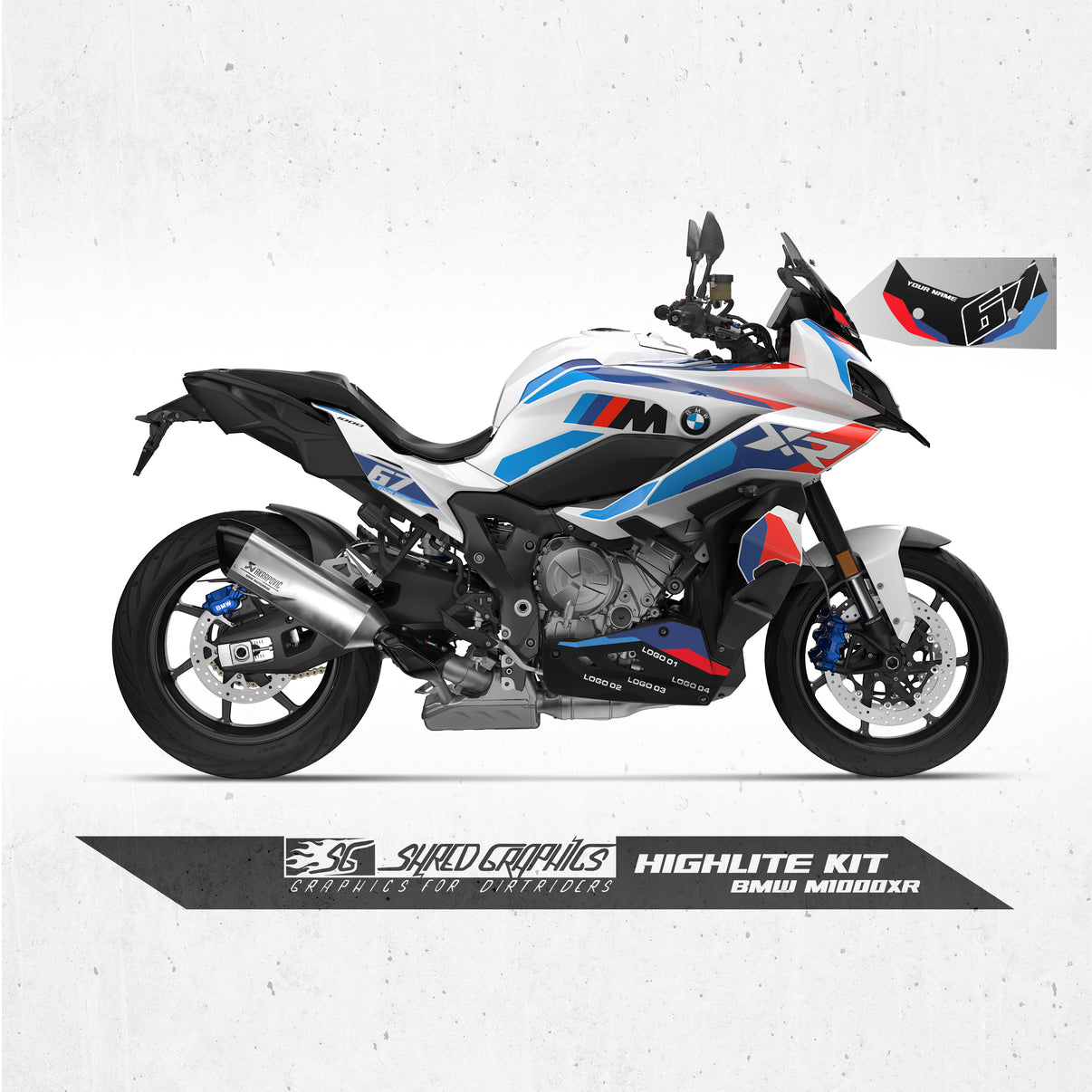BMW M1000XR | Highlite Kit – Shred Graphics