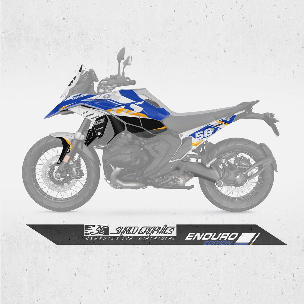 BMW R1300GS | Enduro Edition GOLD – Shred Graphics