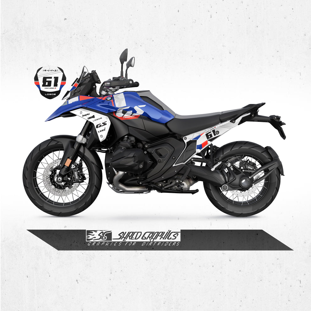 BMW R1300GS | TROPHY HIGHLITE KIT – Shred Graphics